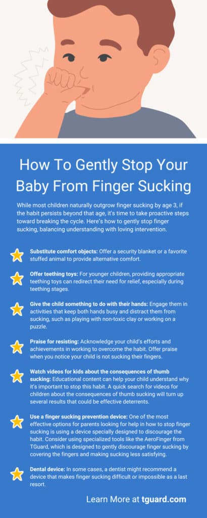 How To Gently Stop Your Baby From Finger Sucking