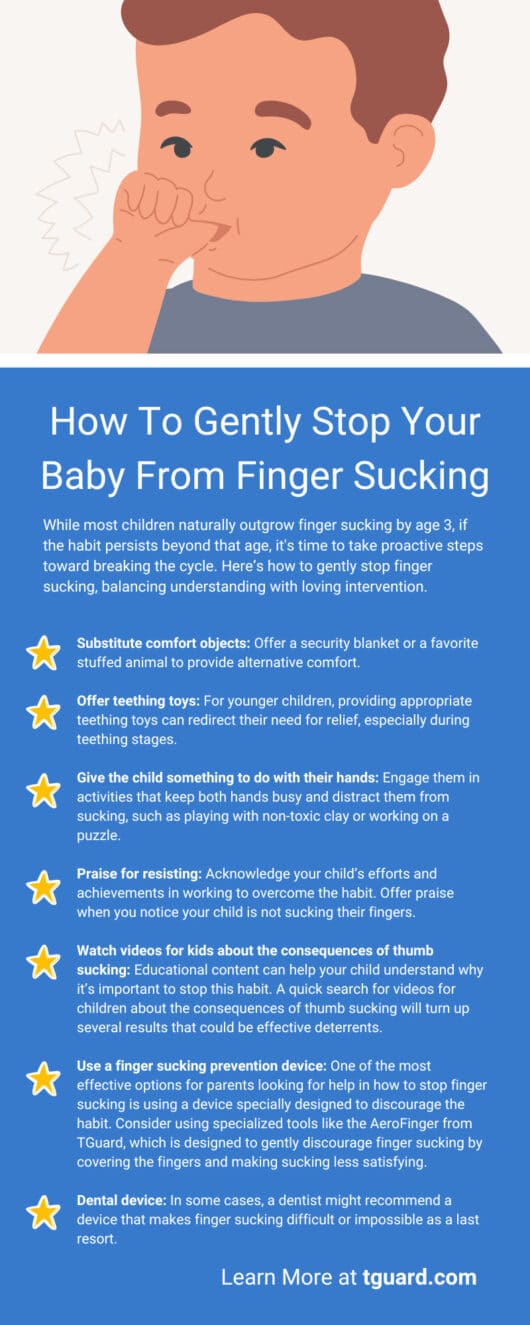 How To Gently Stop Your Baby From Finger Sucking